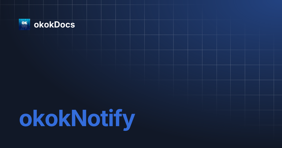 okokNotify | okokDocs
