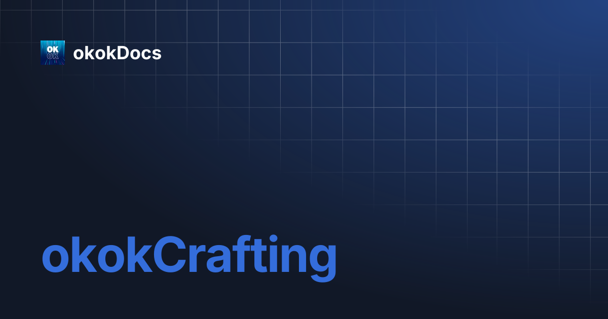 okokCrafting | okokDocs