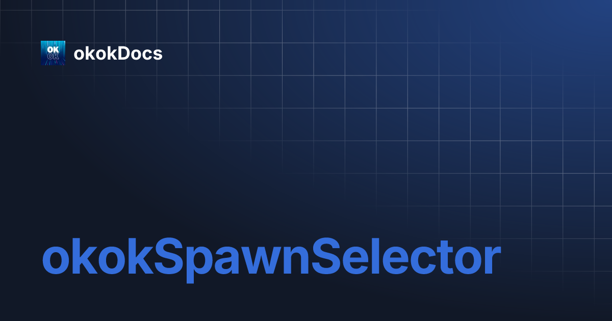 okokSpawnSelector | okokDocs